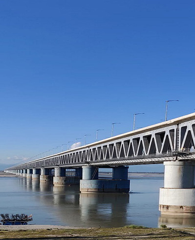 Design of 21km Bridge over Brahmaputra at Dhubri-Phulbari